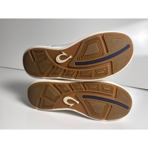 OluKai | Shoes | Olukai Moku Pae Mens White Navy Mesh Boat Shoe ...